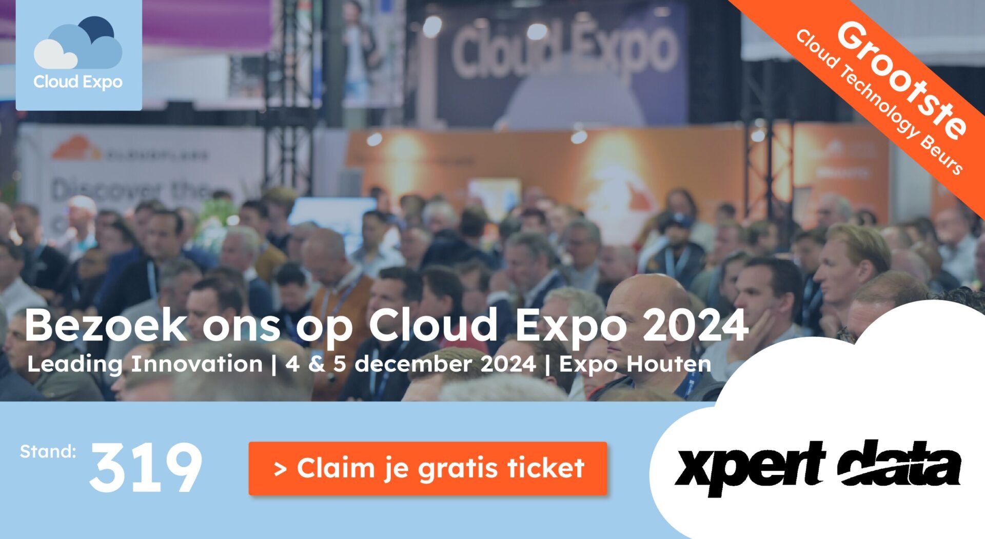 Bezoek Xpert Data op Cloud Expo 2025 | 3 en 4 december 2025